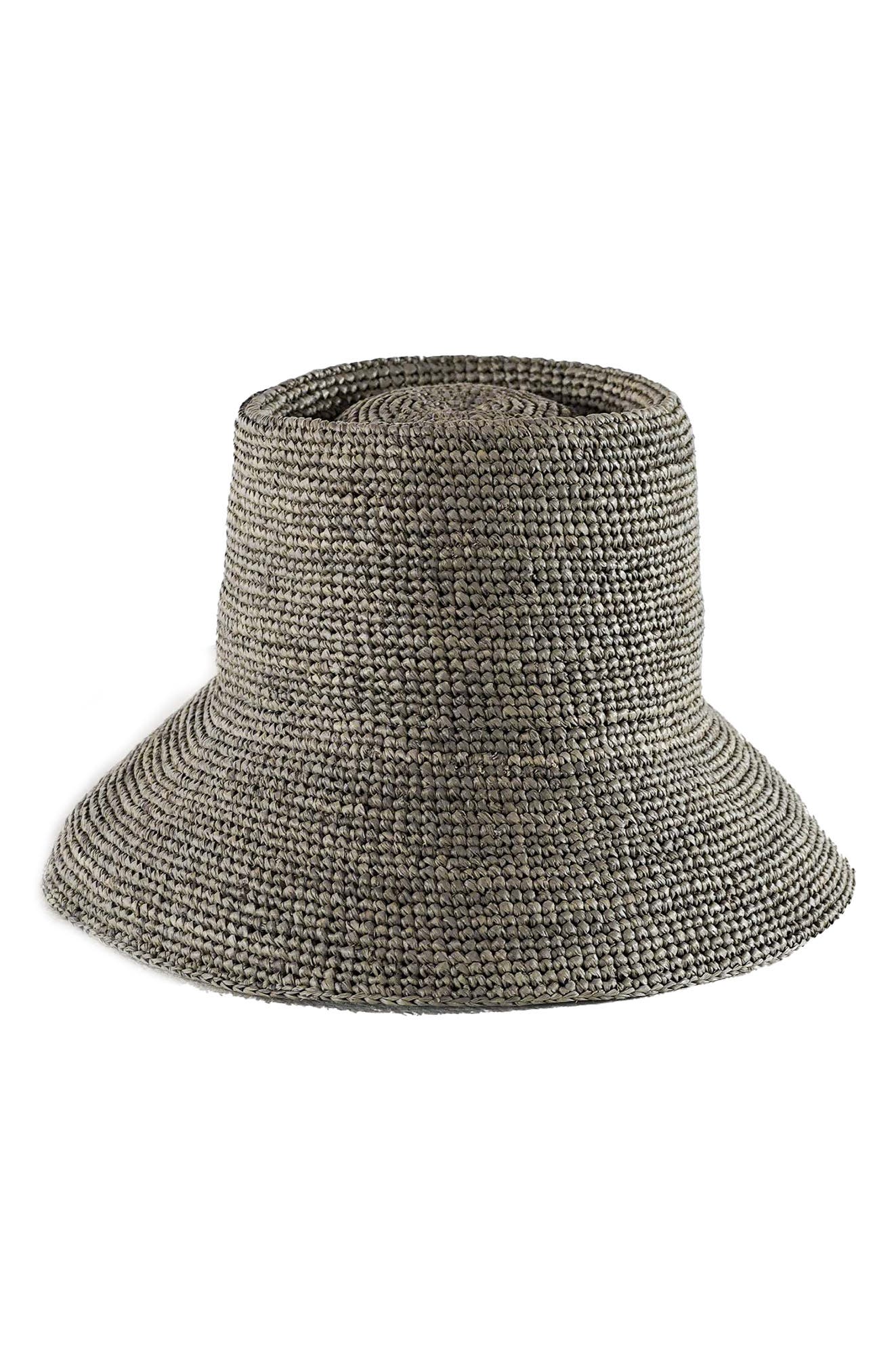 Janessa Leoné Felix Raffia Bucket Hat | Nordstrom