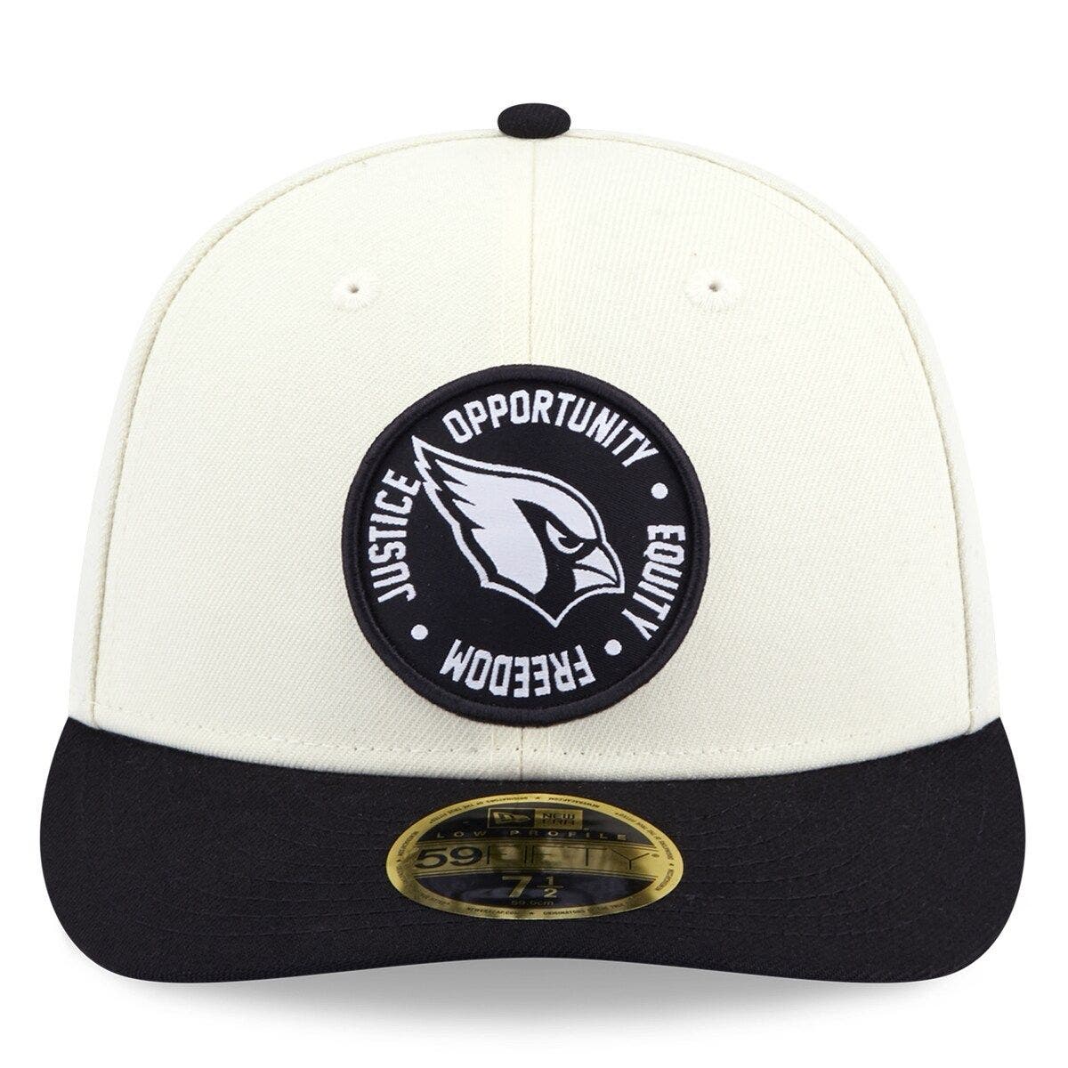 New Era Men's New Era Cream/Black Arizona Cardinals 2022 Inspire Change ...