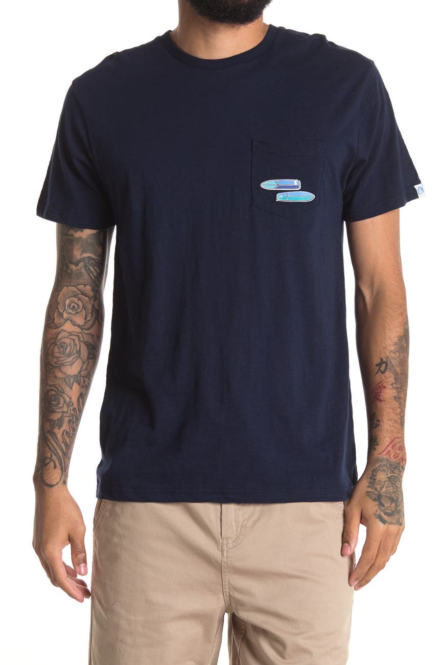 Mr. Swim | Surf Board Graphic Crew Neck T-Shirt | HauteLook
