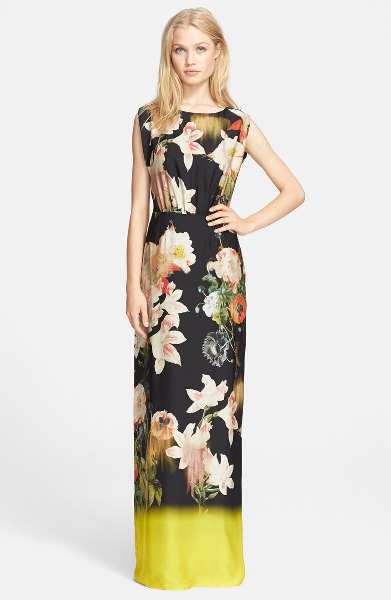 Ted Baker London Jasmyne Floral Print Maxi Dress Nordstrom