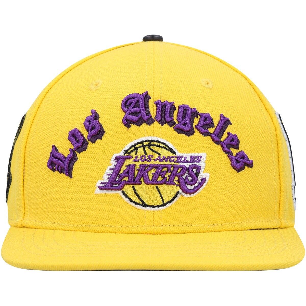 PRO STANDARD Men's Pro Standard Gold Los Angeles Lakers Old English ...