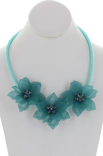 OLIVIA WELLES Lani Floral Collar Necklace | Nordstromrack