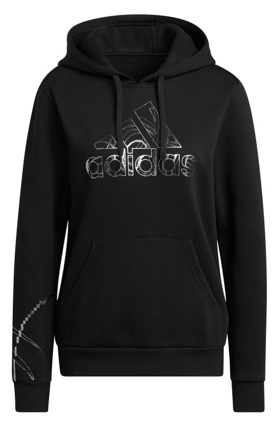 Adidas Originals Script Logo Hoodie In Black | ModeSens