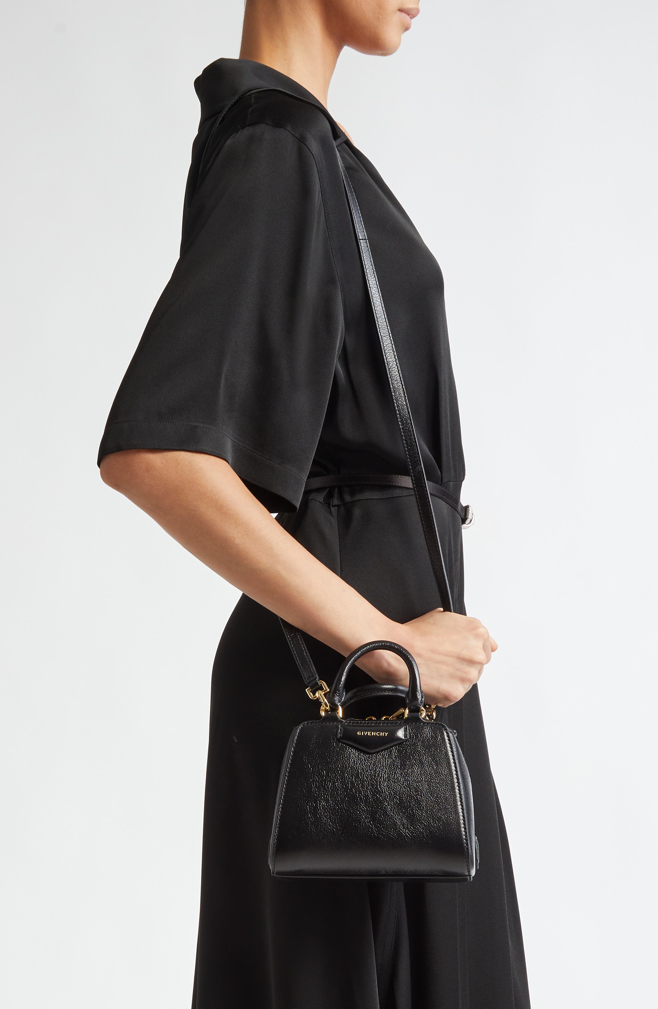 Givenchy Nano Antigona Cube Leather Crossbody Bag | Nordstrom