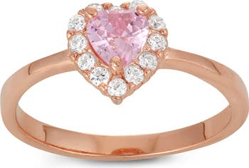 FZN Pink Cubic Zirconia Heart Ring | Nordstromrack