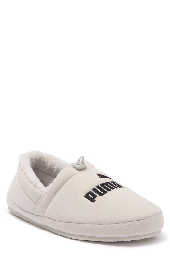 Puma Tuff Moc Jersey 3 Faux Fur Lined Slipper In Nimbus Cloud- Black ...
