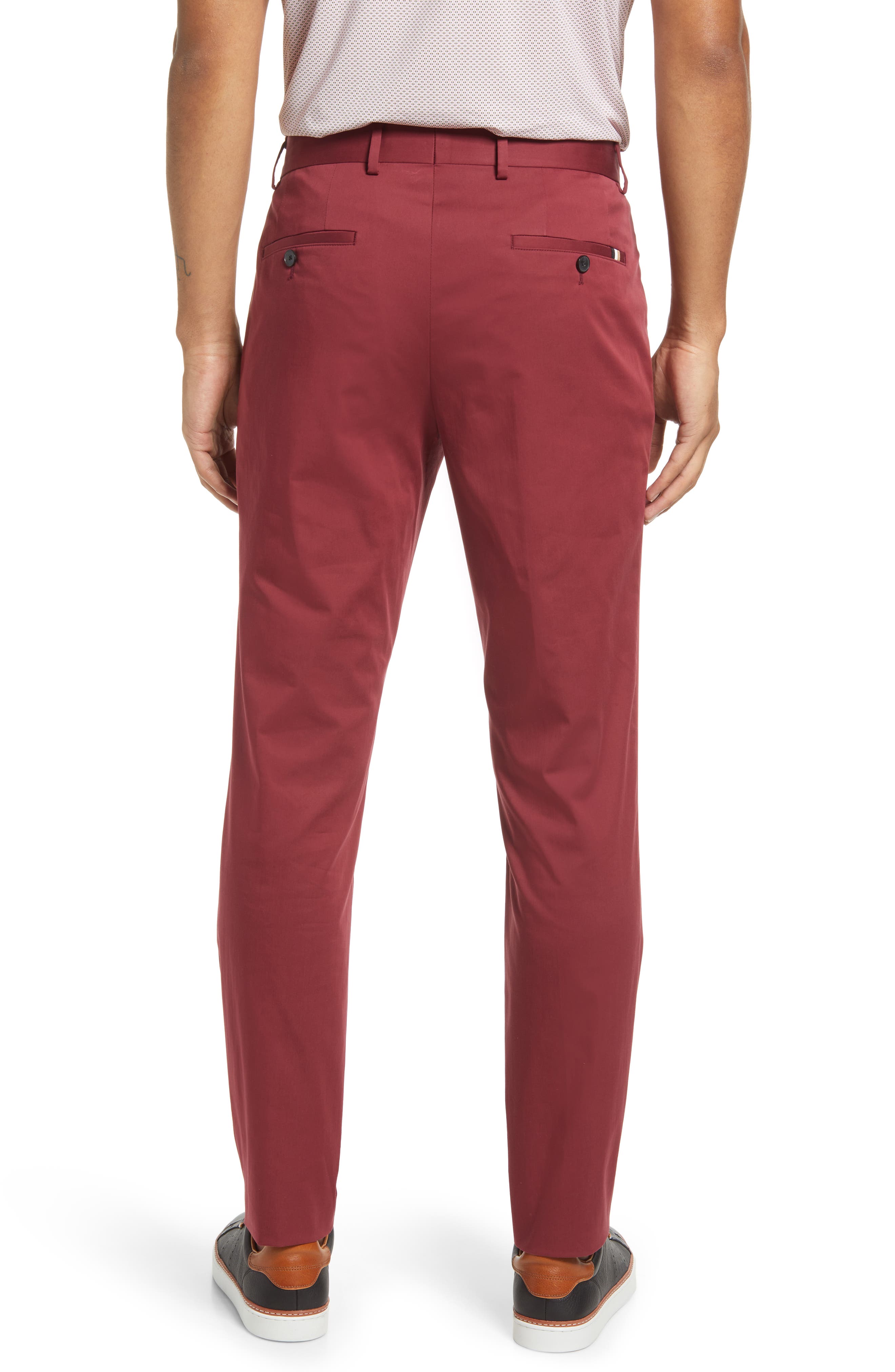 BOSS Hugo Boss Genius Slim Fit Stretch Pleated Pants | Nordstromrack