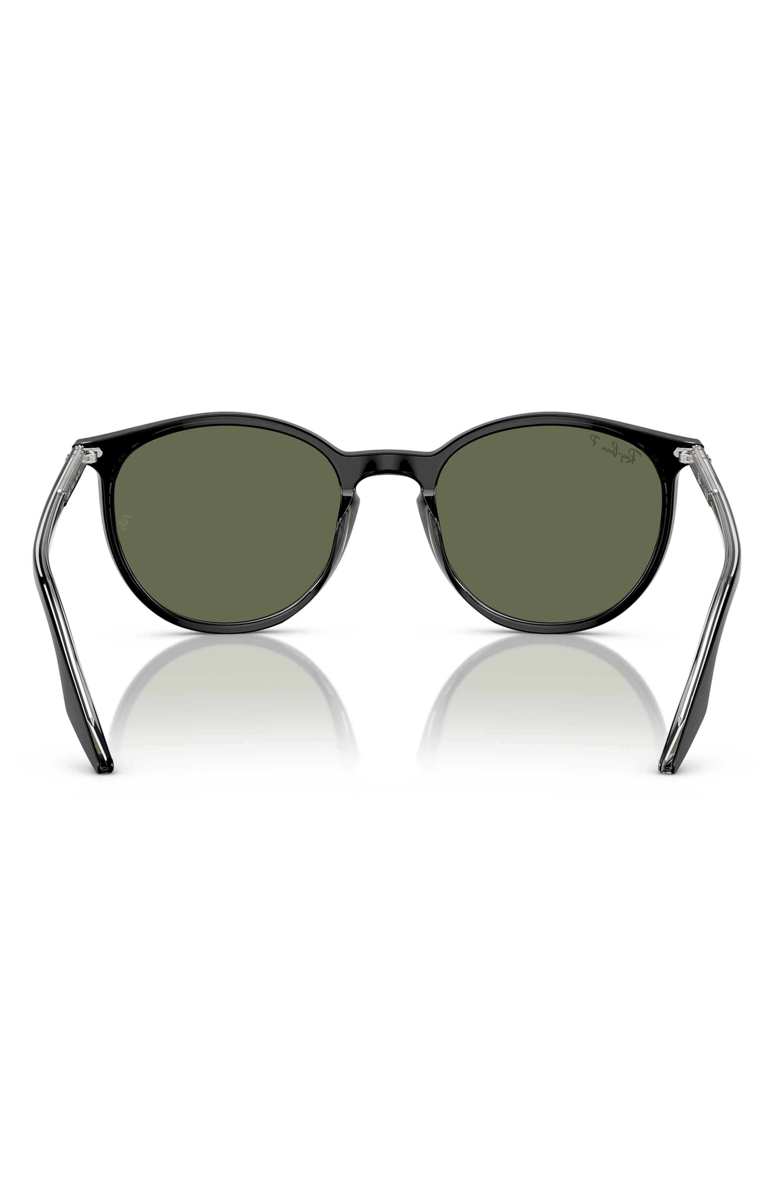 Ray-Ban Unisex Polarized Sunglasses, RB2204 - Black on Transparent ...