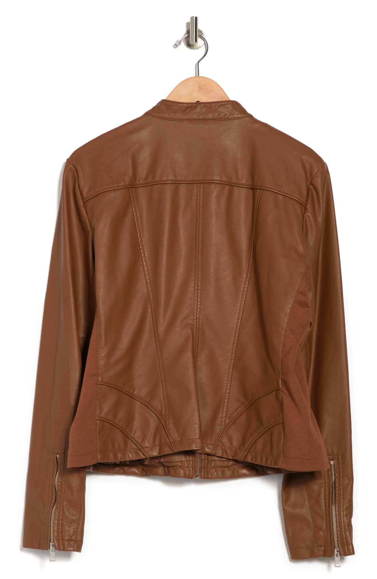 GUESS Faux Leather Racer Jacket | Nordstromrack