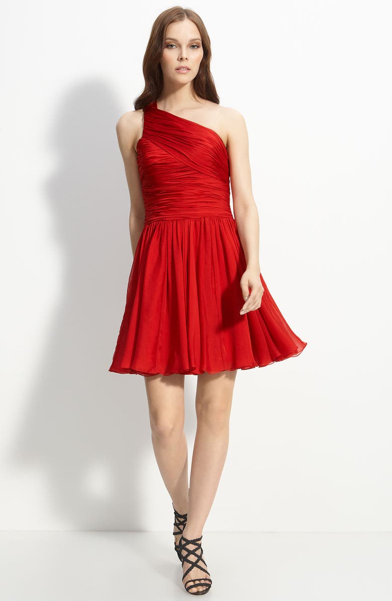 Halston Heritage One Shoulder Dress Nordstrom