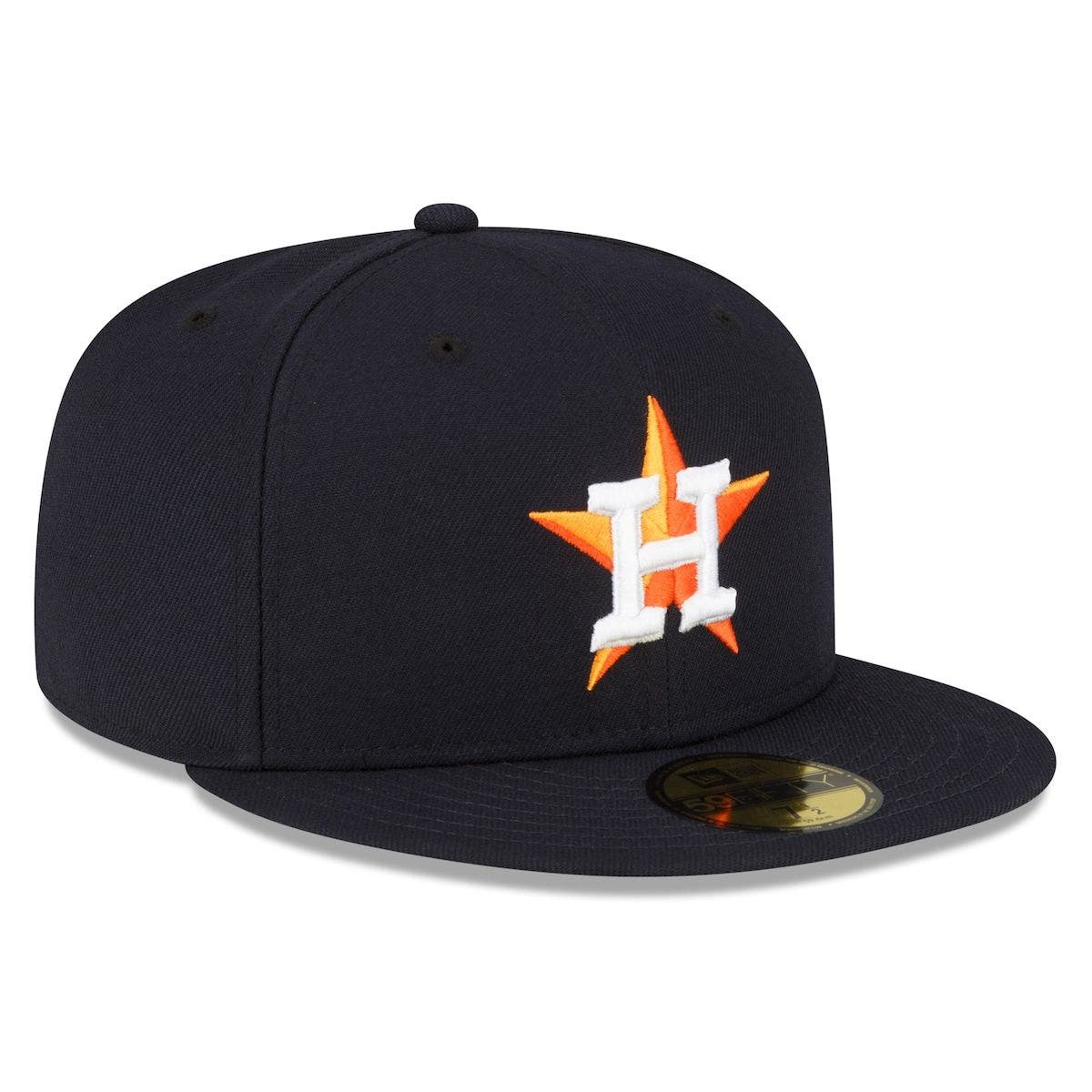 New Era Men's New Era Navy Houston Astros Throwback Authentic ...