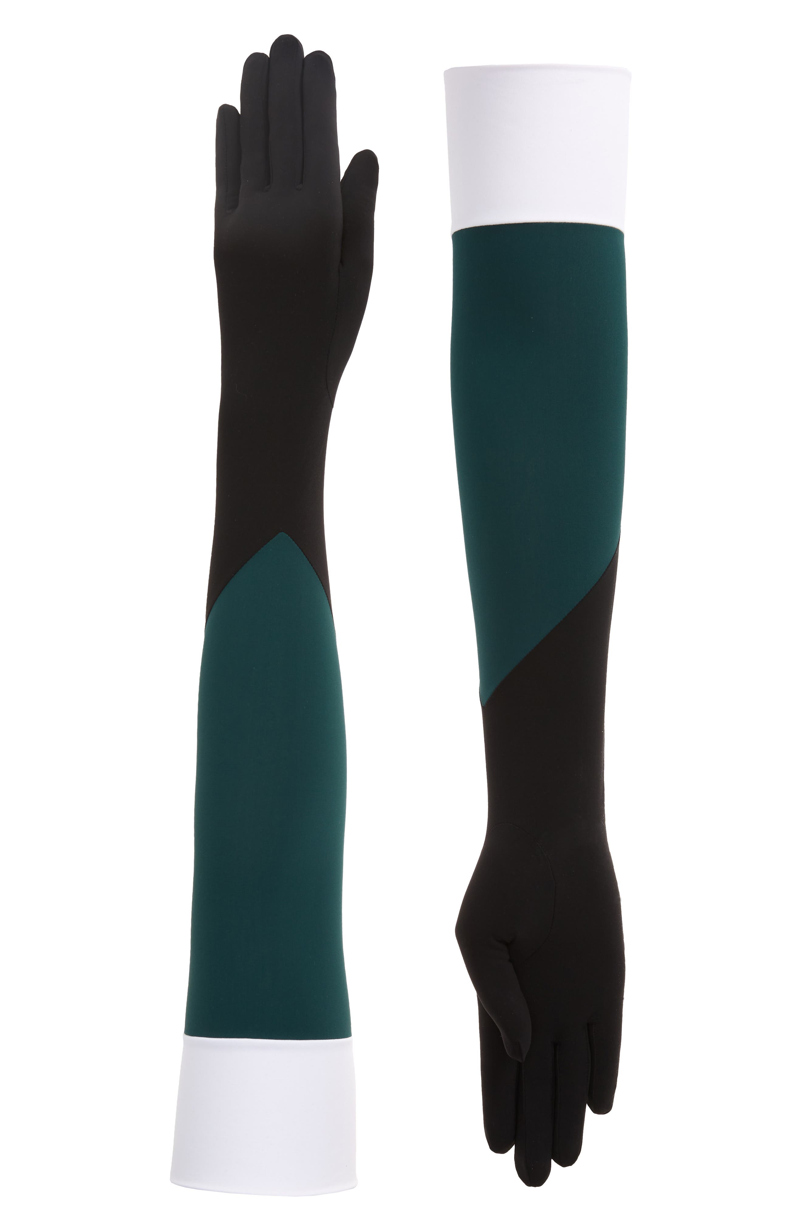 Seymoure Colorblock Opera Gloves | Nordstrom