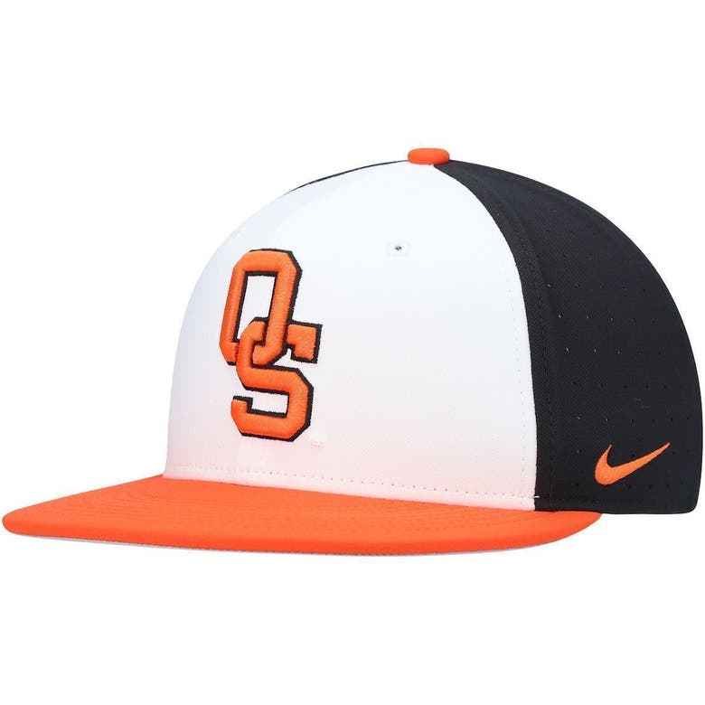 Nike White/orange Oklahoma State Cowboys Team Baseball True Performance ...