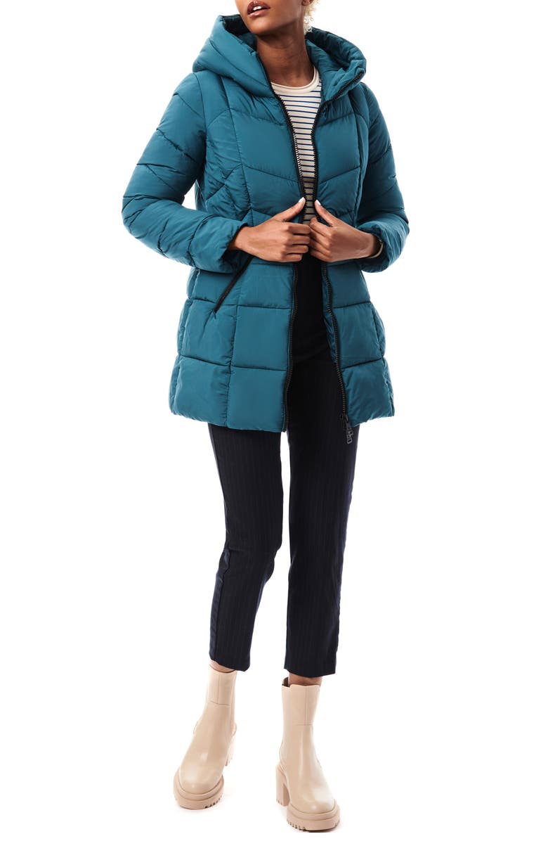 Bernardo Hooded Water Resistant Puffer Jacket | Nordstromrack
