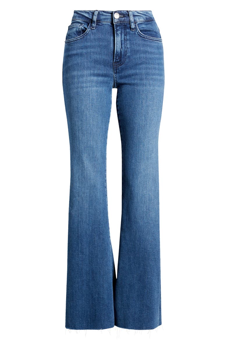 FRAME Le Easy Raw Hem Flare Jeans | Nordstrom