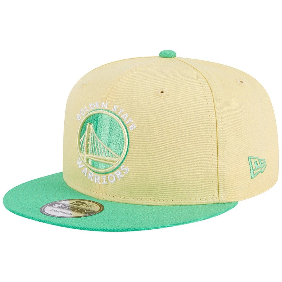 New Era Men's New Era Yellow/Green Golden State Warriors 9FIFTY Hat ...