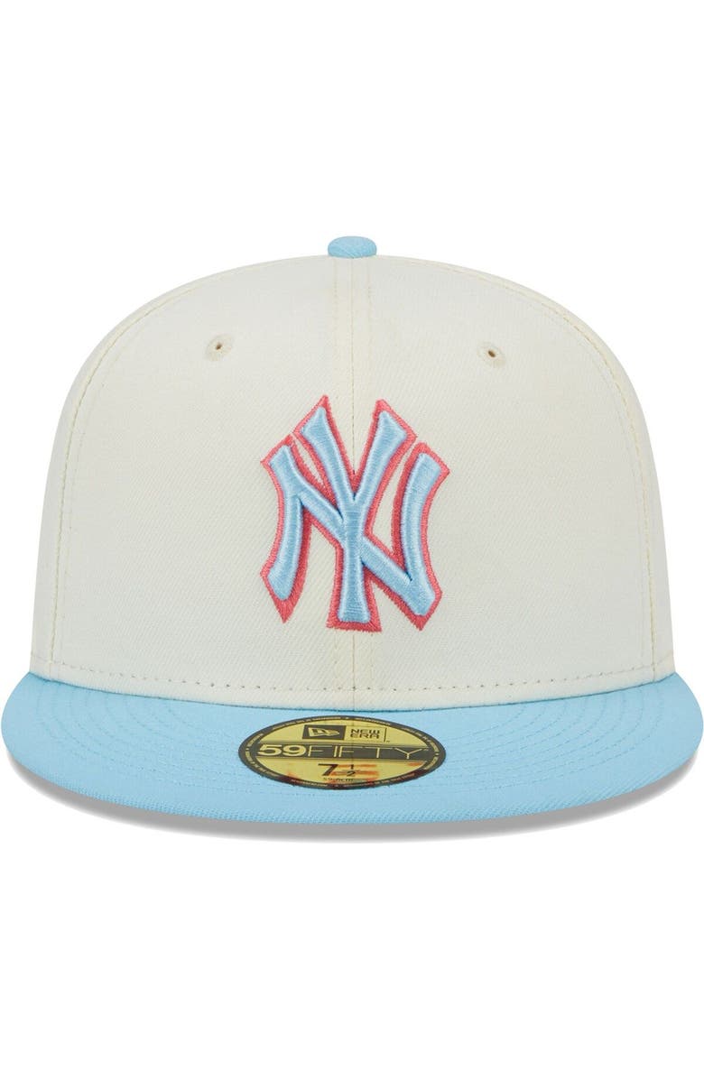 New Era Men's New Era Cream/Light Blue New York Yankees Spring Color ...