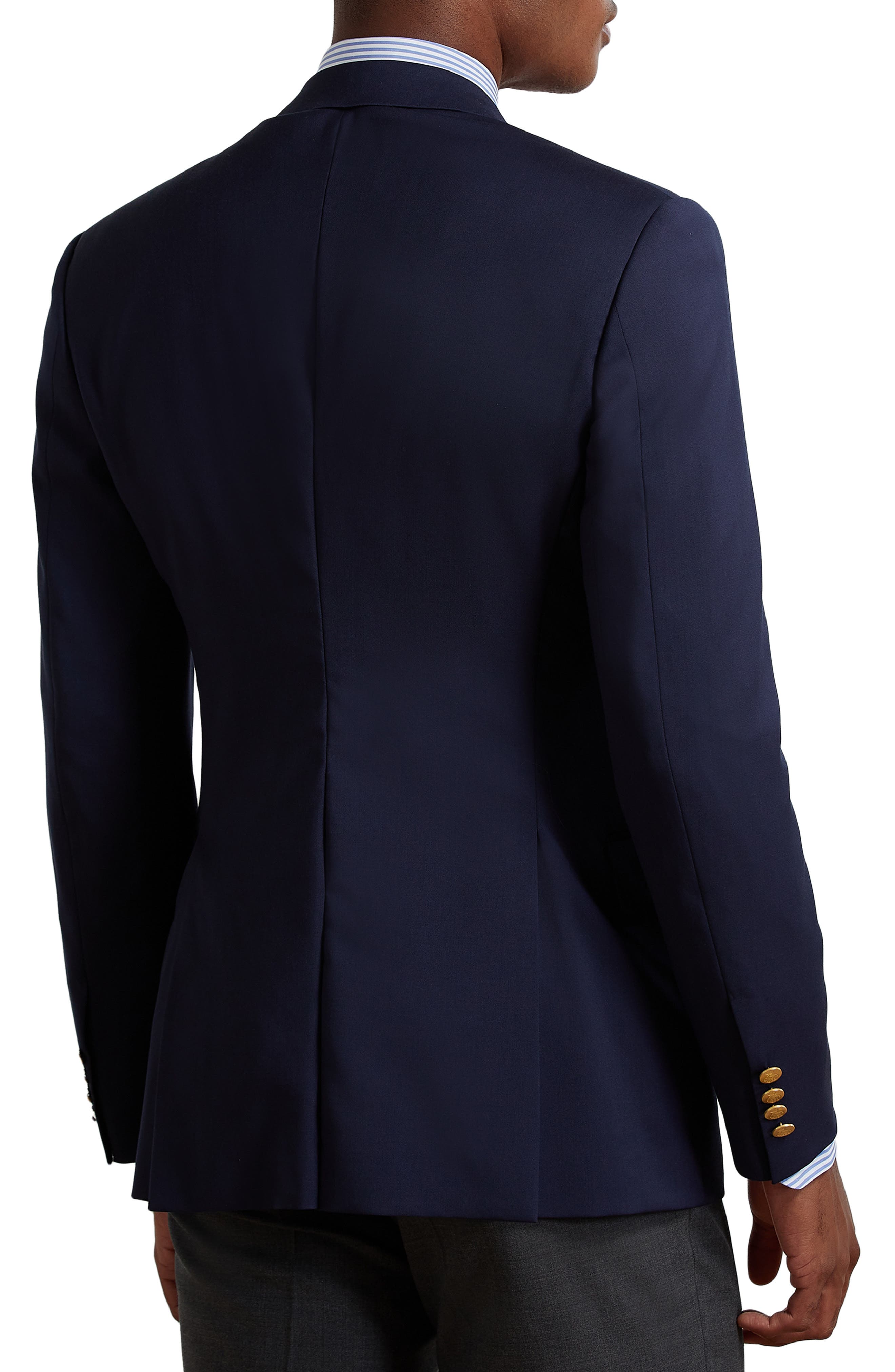 Ralph Lauren Purple Label Gregory Hand Tailored Wool Serge Blazer ...