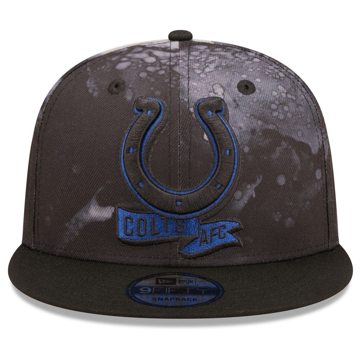 New Era Men's New Era Black Indianapolis Colts Ink Dye 2022 Sideline ...