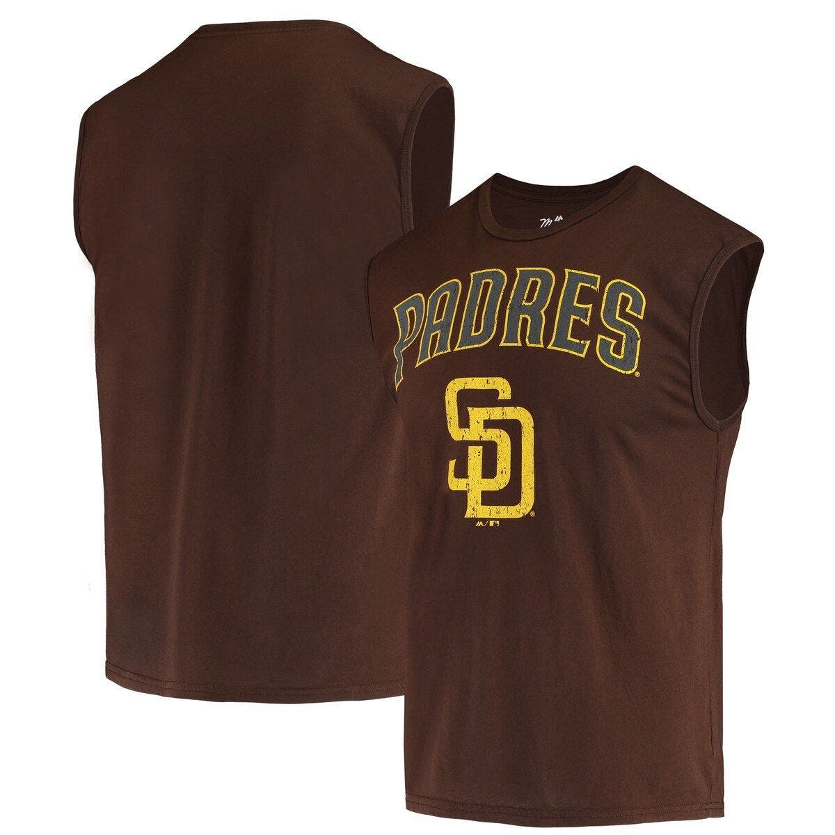 Majestic Threads Men's Majestic Threads Brown San Diego Padres Softhand ...