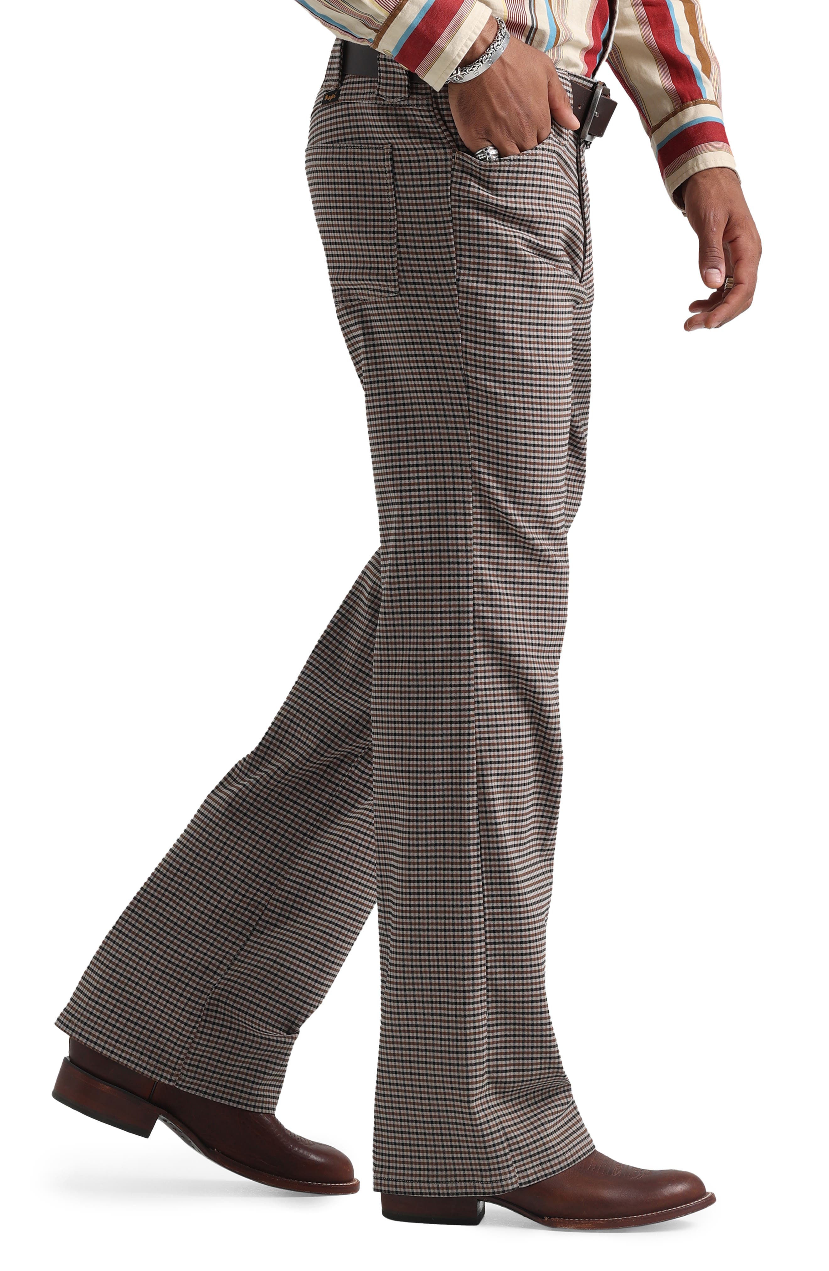 Wrangler Leon Bridges Rope Riser Plaid Pants | Smart Closet