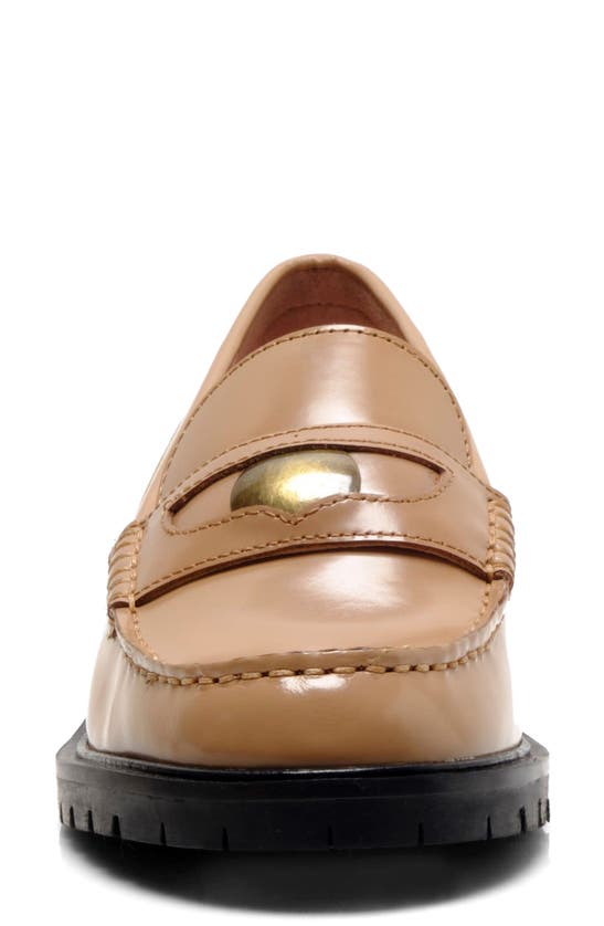 Free People Liv Penny Loafer In Camel | ModeSens