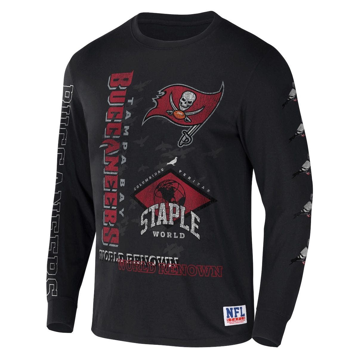 STAPLE Men's NFL x Staple Black Tampa Bay Buccaneers World Renowned ...