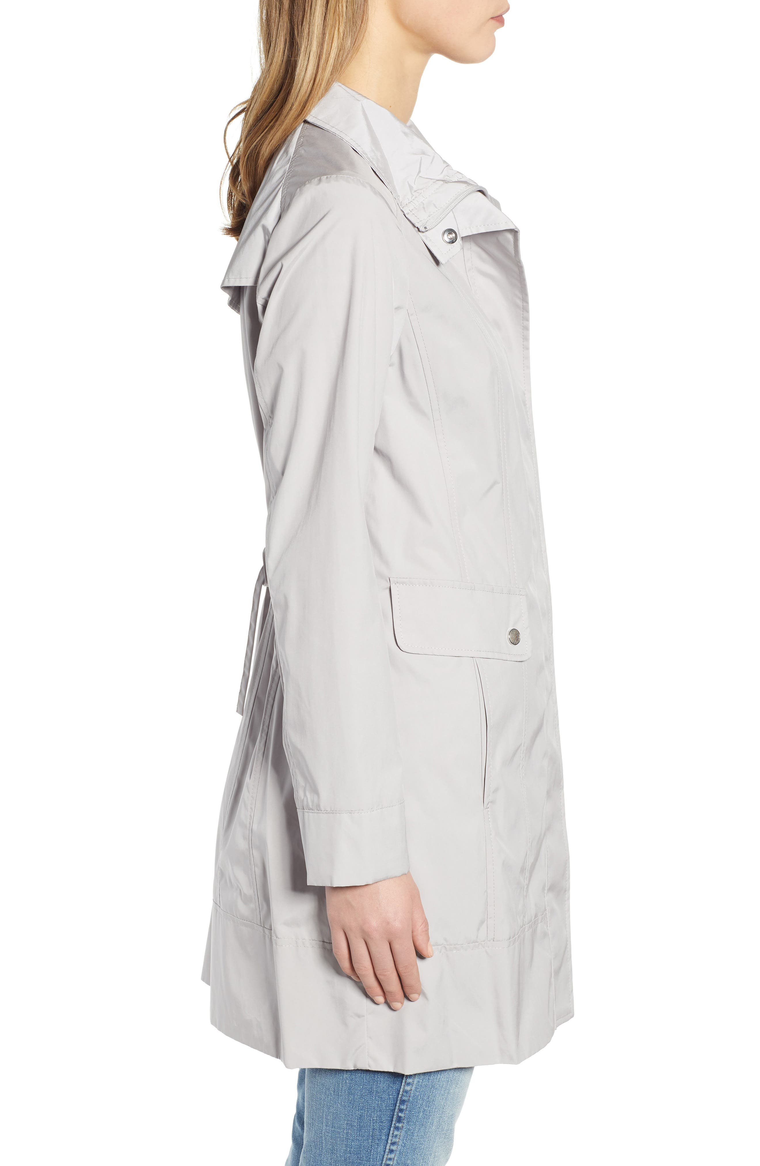 Cole Haan Signature Back Bow Packable Hooded Raincoat | Nordstromrack