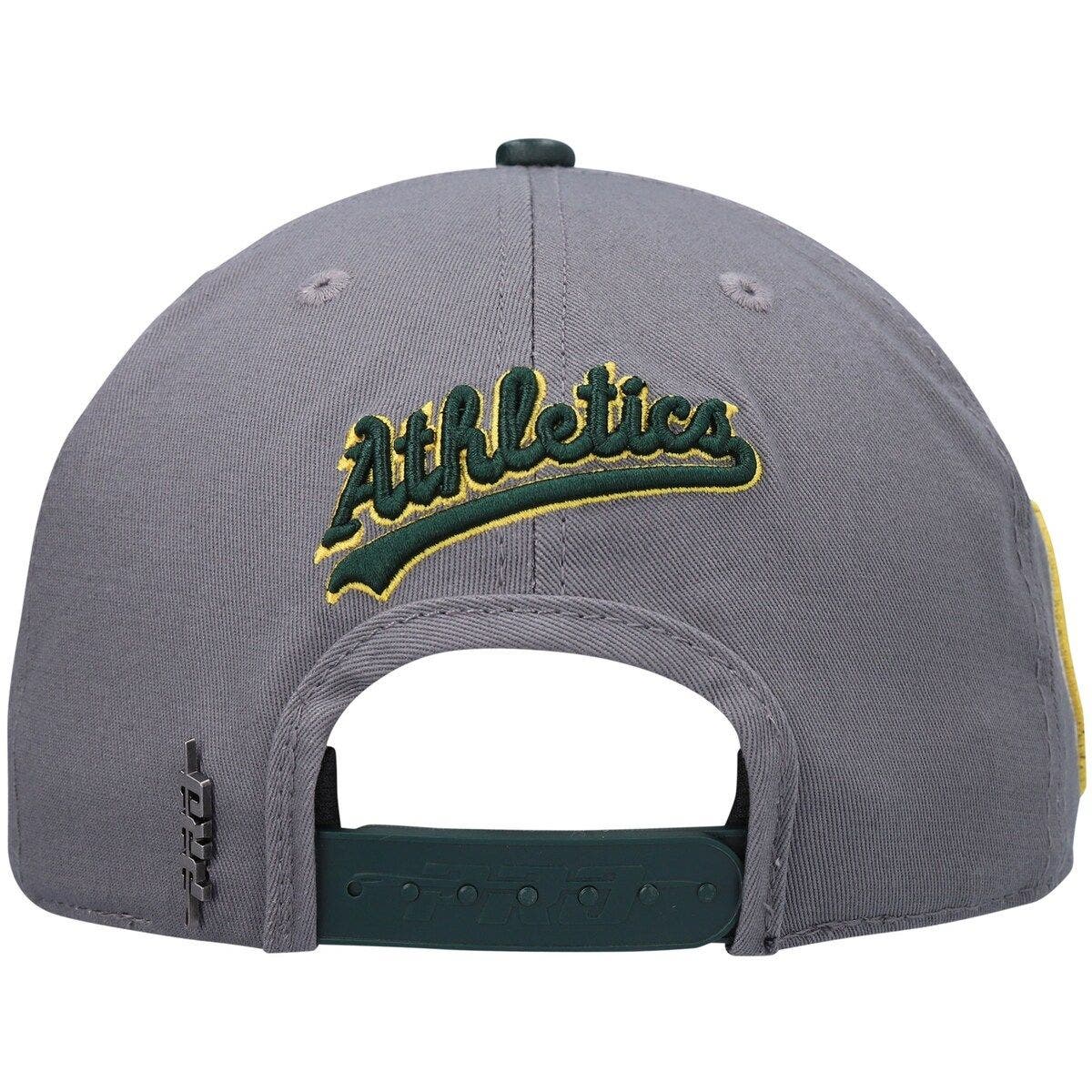 PRO STANDARD Men's Pro Standard Gray Oakland Athletics Stacked Logo ...