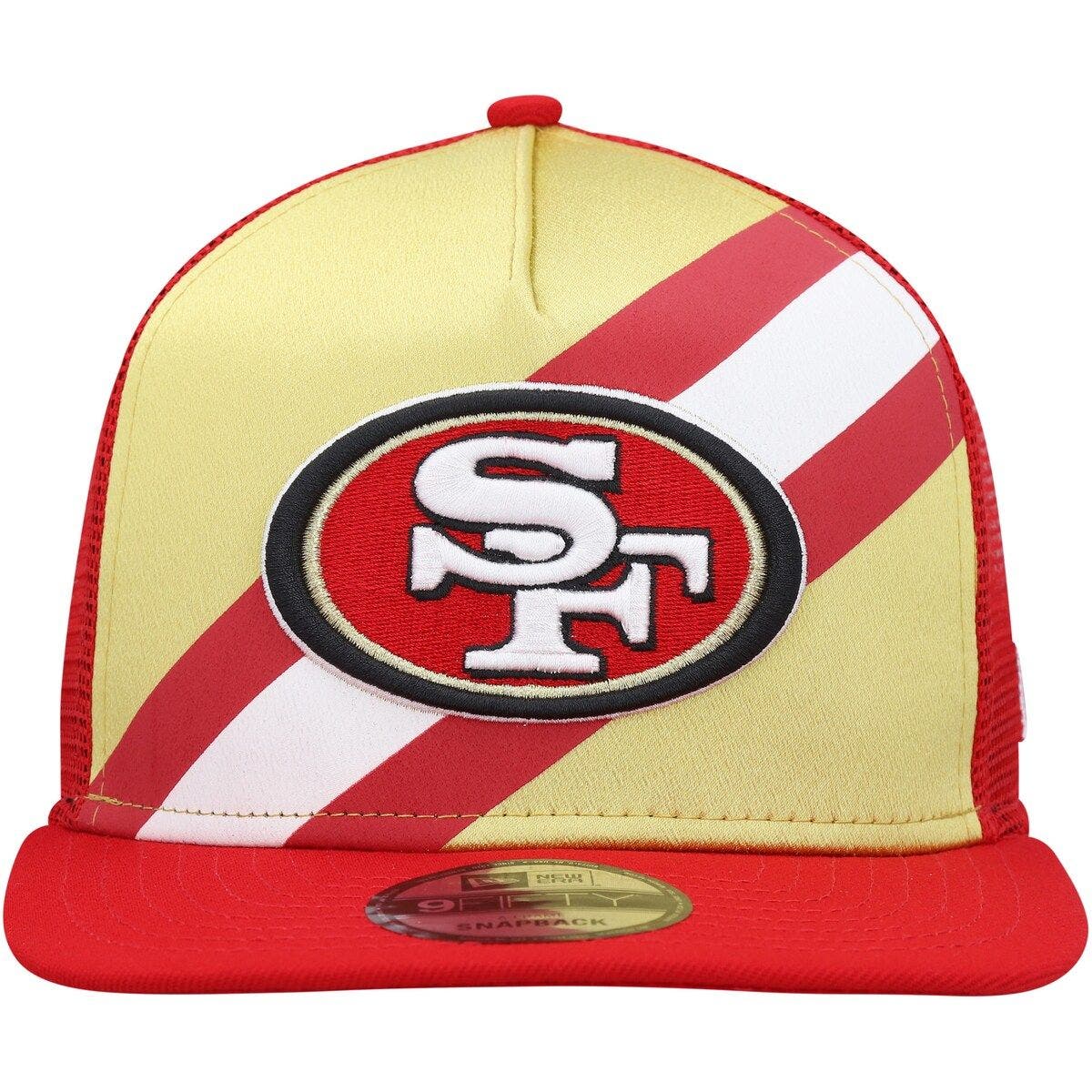 New Era Men's New Era Gold/Scarlet San Francisco 49ers Uniform Stripe ...