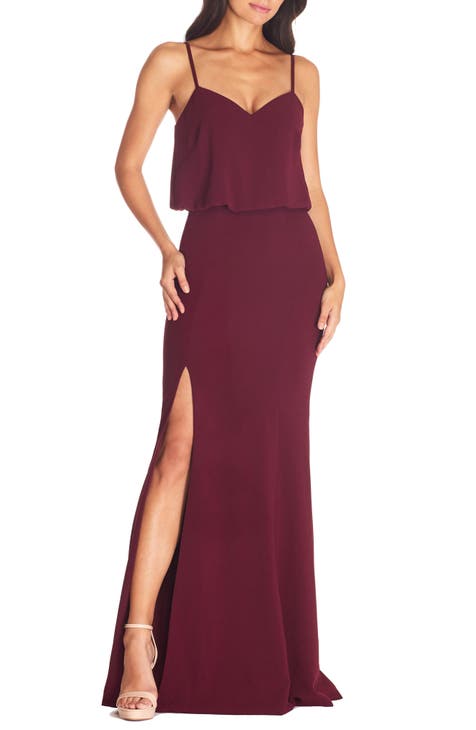 Women's Burgundy Formal Dresses & Evening Gowns | Nordstrom