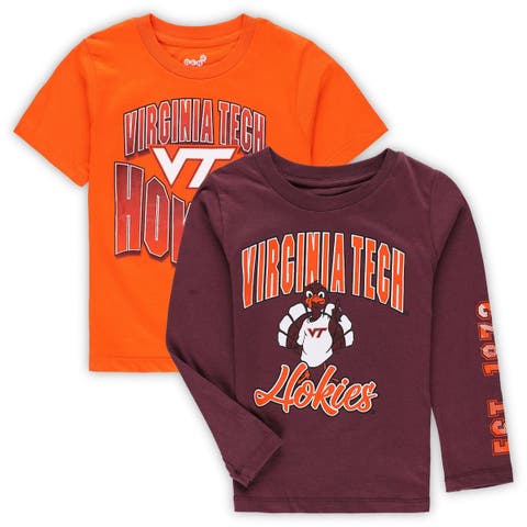 Preschool Maroon/Orange Virginia Tech Hokies Game Day T-Shirt Combo Pack