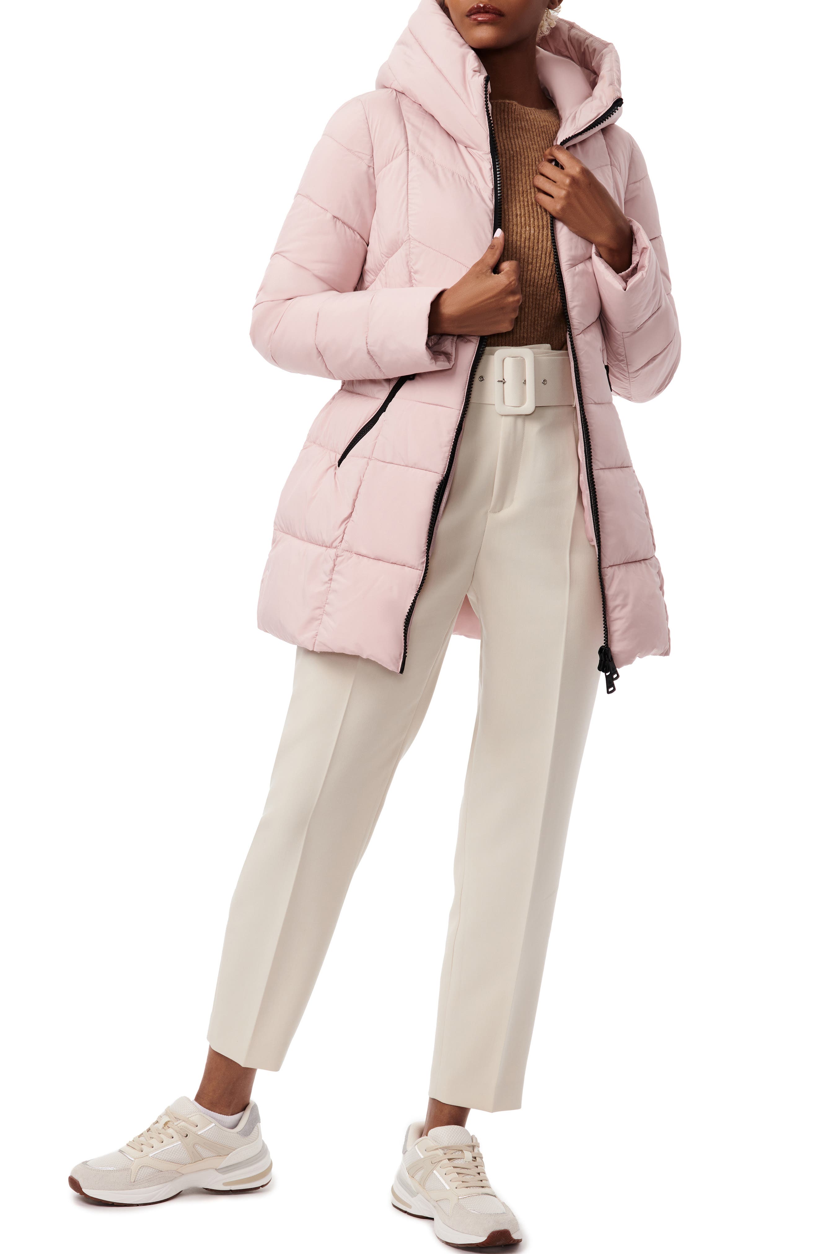 Bernardo Hooded Water Resistant Puffer Jacket | Nordstrom