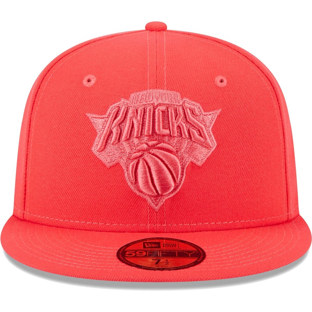 New Era Men's New Era Red New York Knicks Spring Color Pack 59FIFTY ...