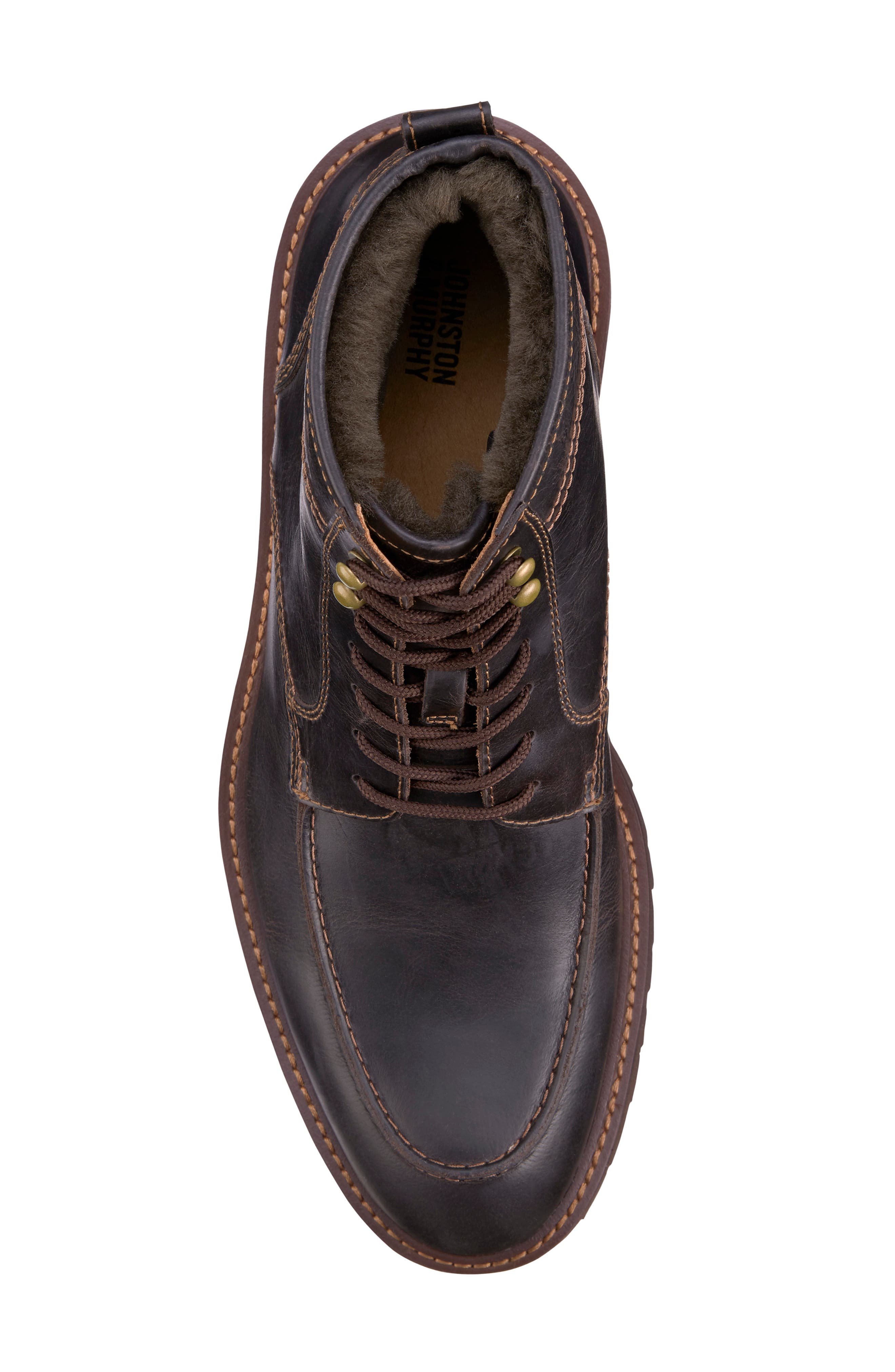 Johnston & Murphy Barrett Genuine Shearling Lined Boot (Men ...