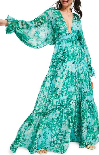 ASOS DESIGN Long Sleeve Maxi Dress | Nordstromrack