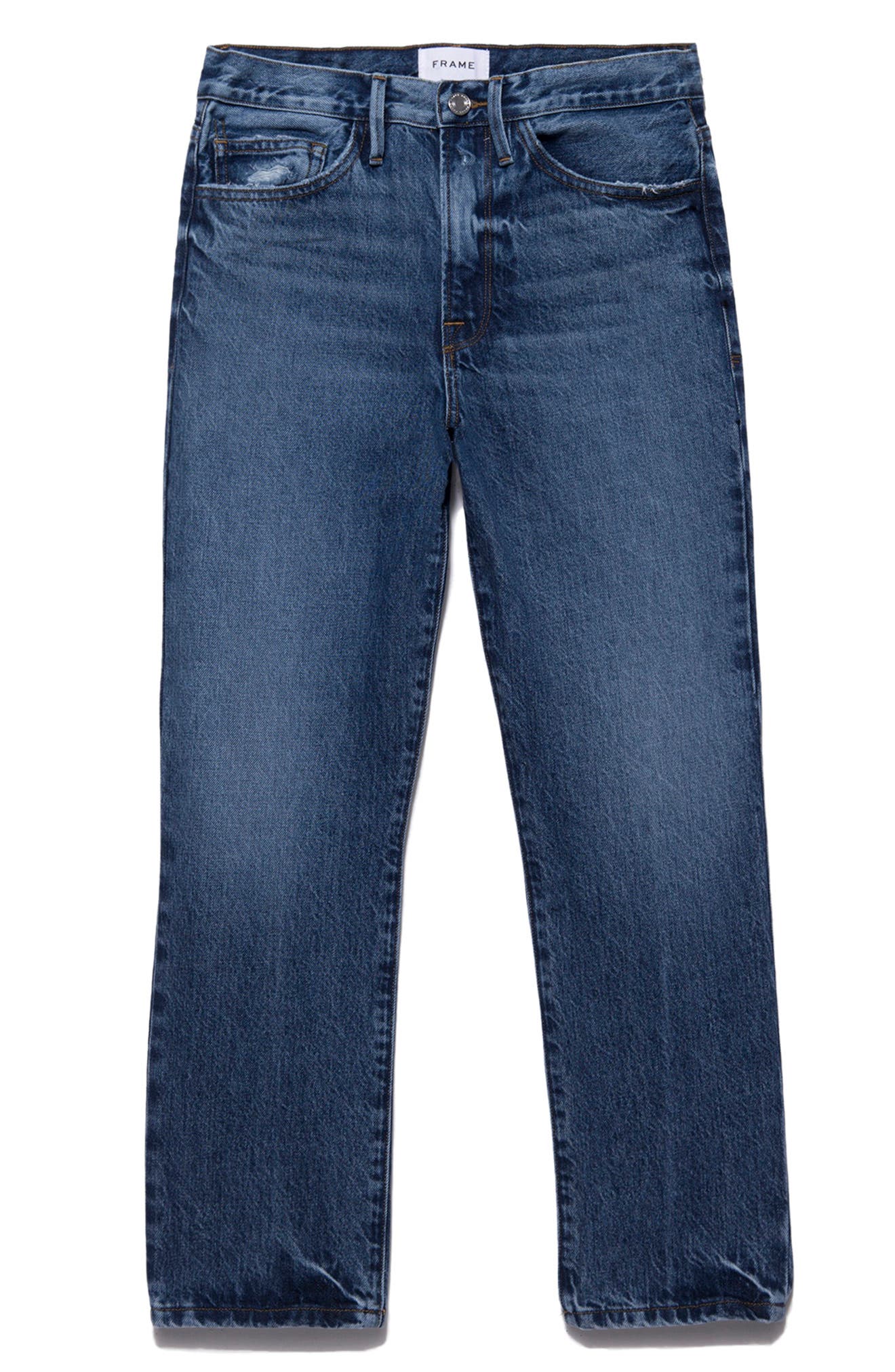 FRAME Le Piper (Bio)degradable High Waist Straight Leg Jeans ...