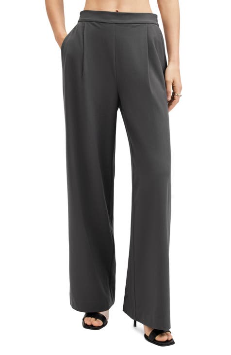 Women's Grey Wide-Leg Pants | Nordstrom