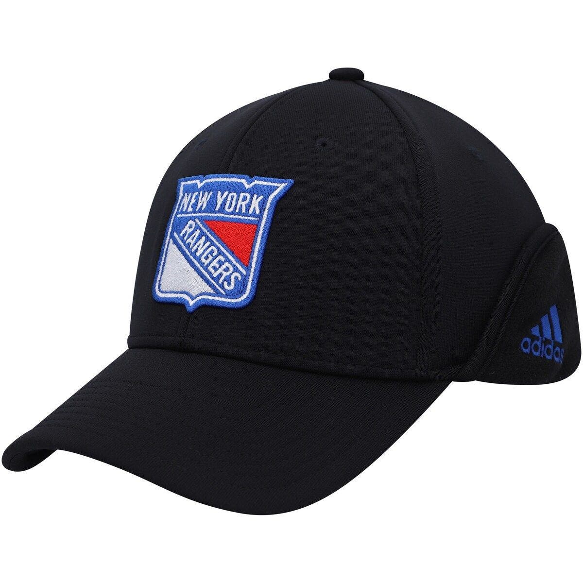 adidas Men's adidas Black New York Rangers Earflap Flex Hat | Nordstrom