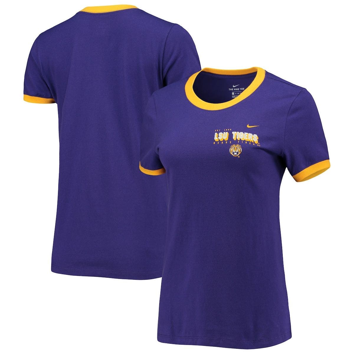 Nike Women's Nike Purple LSU Tigers Ringer T-Shirt | Nordstrom