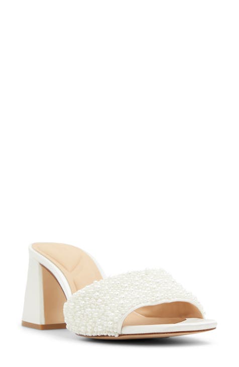 White Block-Heel Sandals for Women | Nordstrom