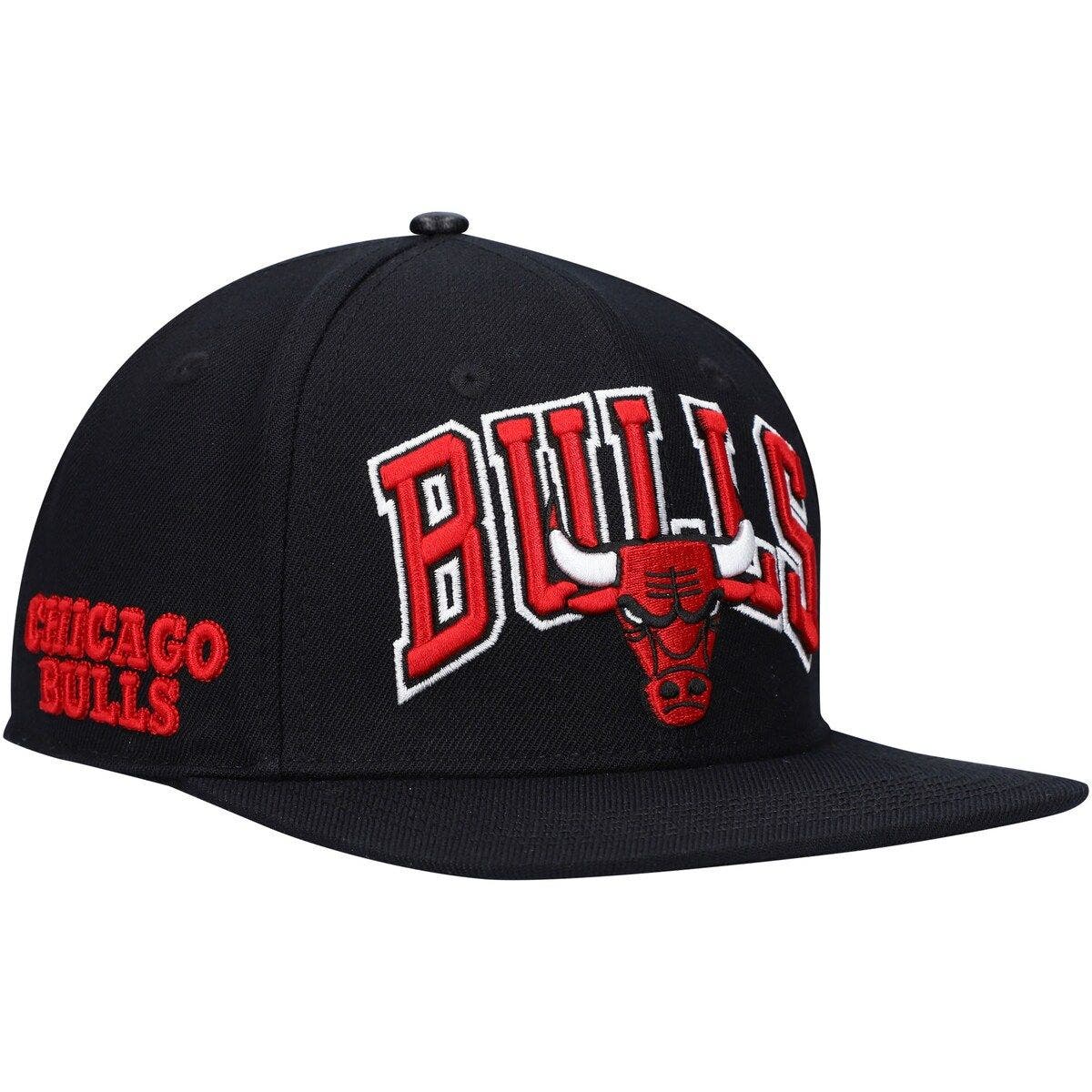 PRO STANDARD Men's Pro Standard Black Chicago Bulls Wordmark Logo ...