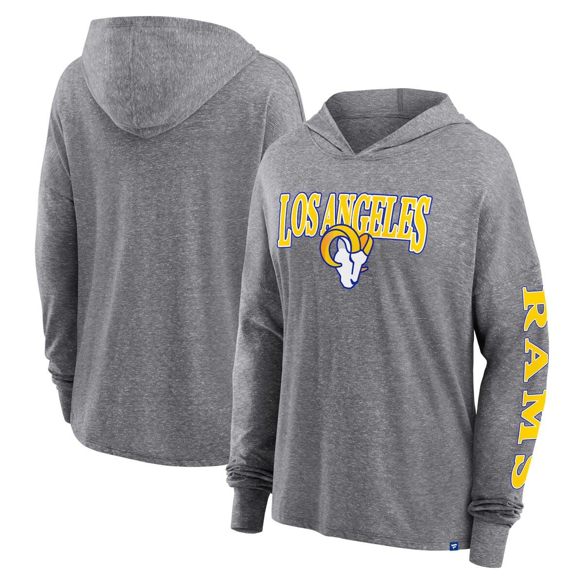 FANATICS Women's Fanatics Branded Heather Gray Los Angeles Rams Classic ...