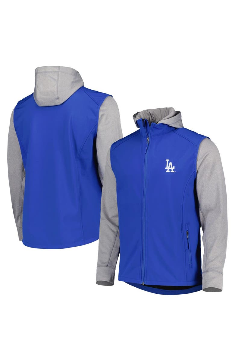 DUNBROOKE Men's Dunbrooke Royal/Heather Gray Los Angeles Dodgers Alpha ...