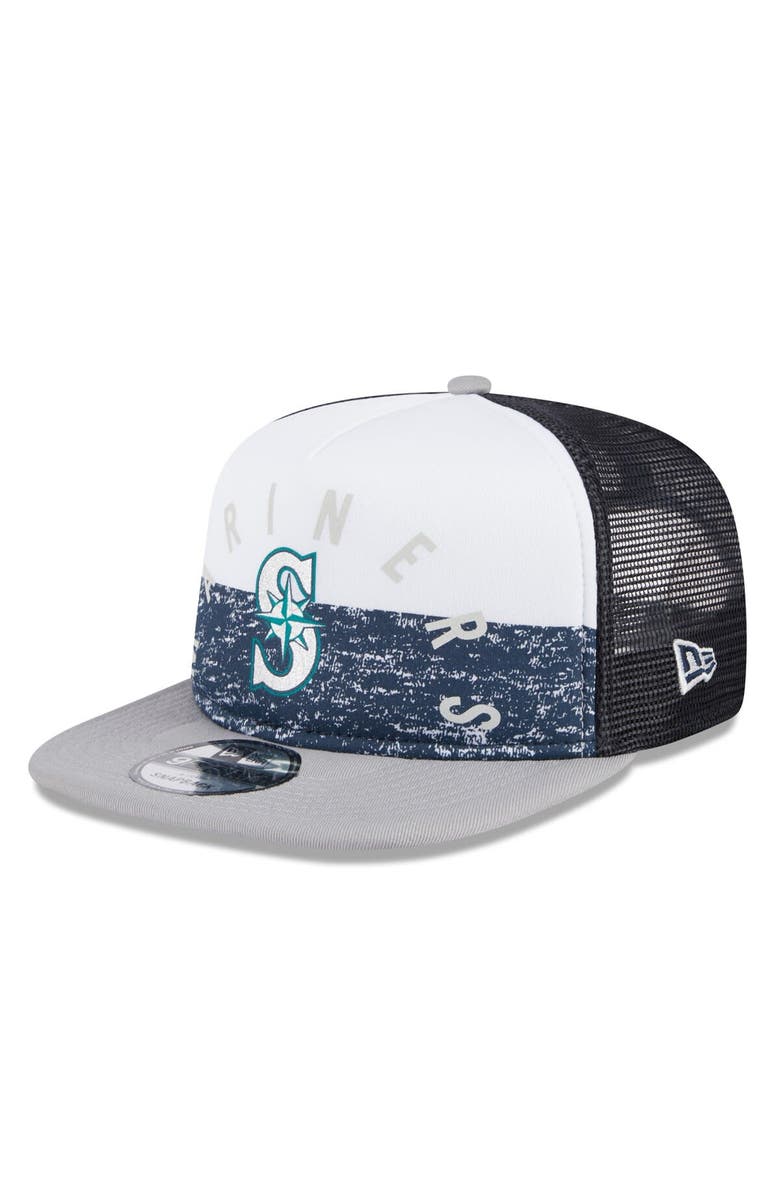 New Era Men's New Era White/Gray Seattle Mariners Team Foam Front A ...