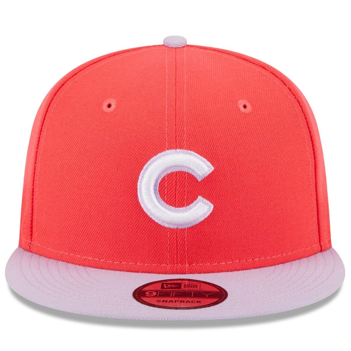 New Era Men's New Era Red/Purple Chicago Cubs Spring Basic Two-Tone ...