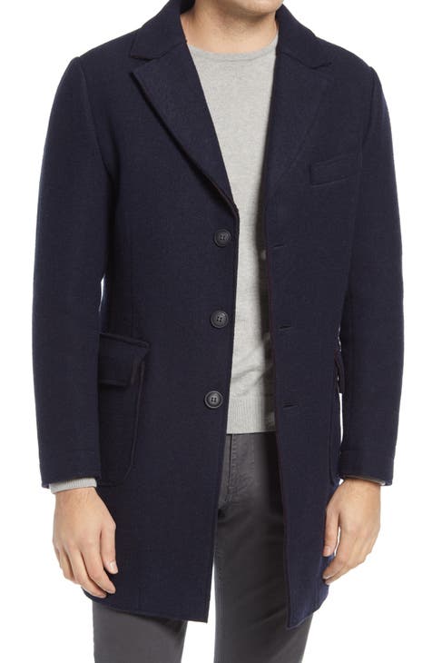 Men's Blue Overcoats | Nordstrom