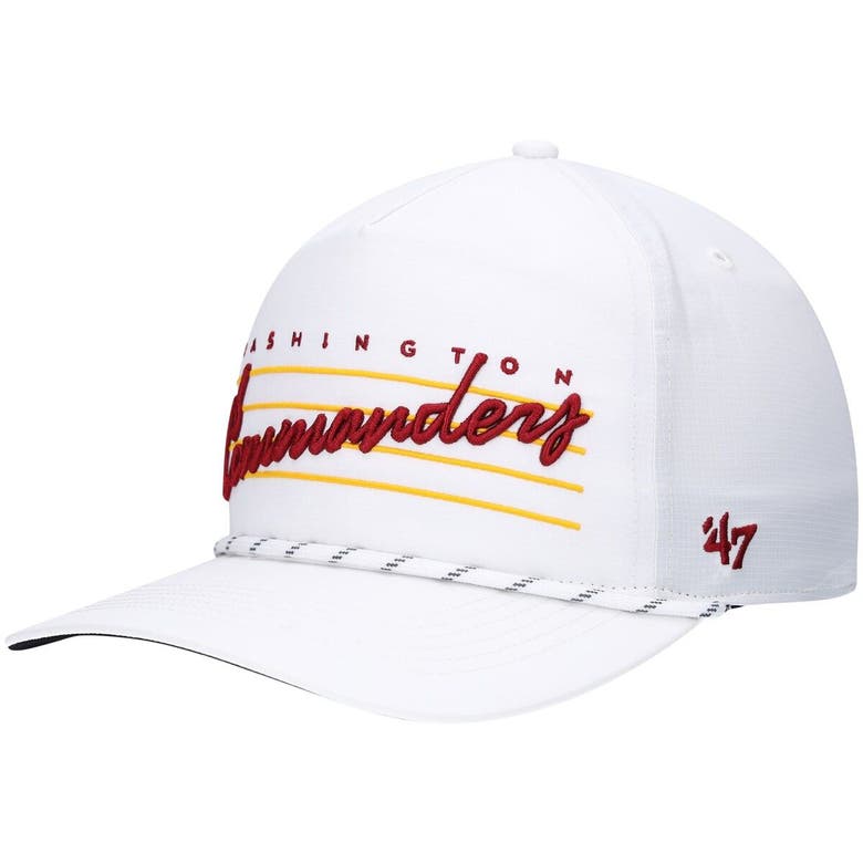 47 ' White Washington Commanders Downburst Hitch Adjustable Hat | ModeSens
