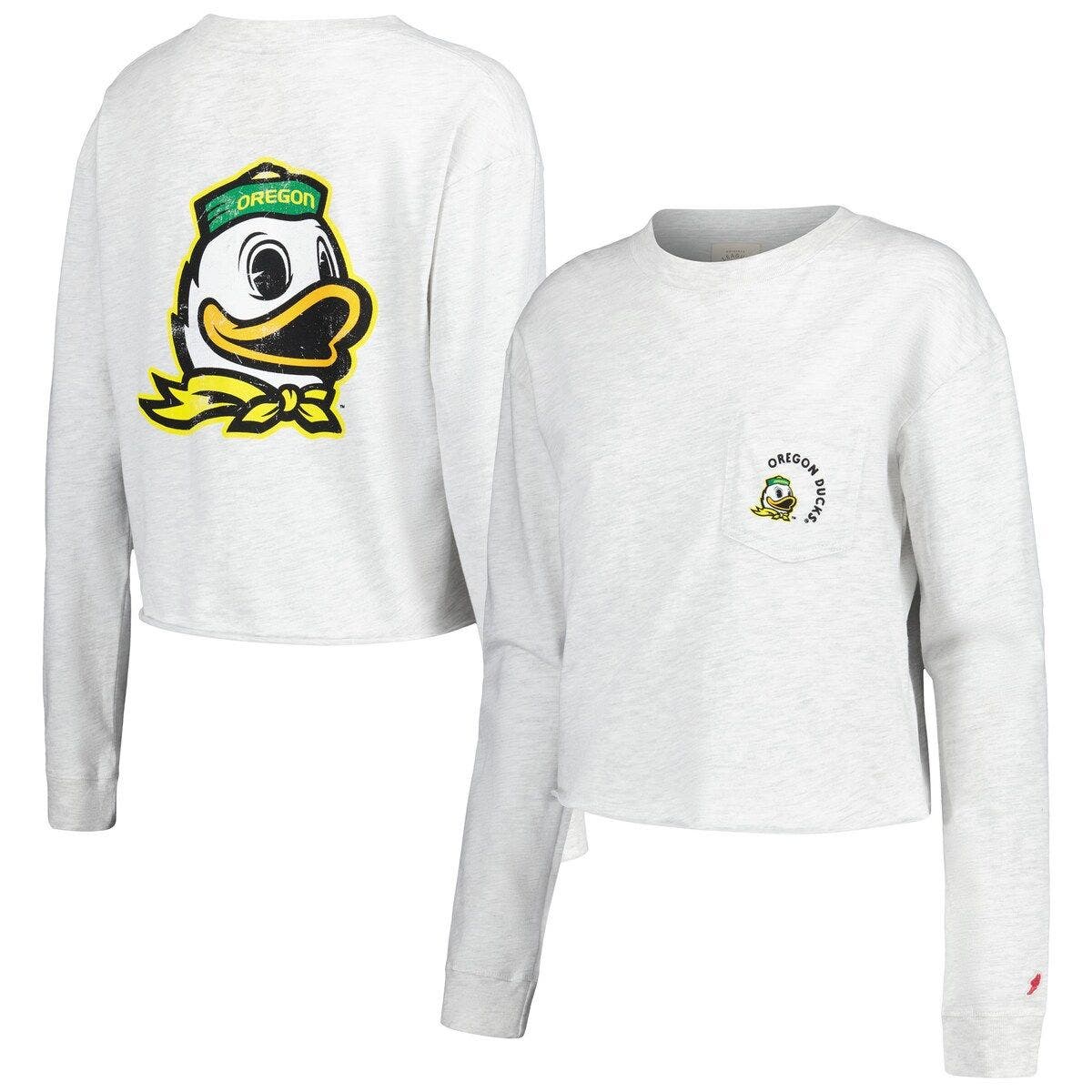 LEAGUE COLLEGIATE WEAR Women's League Collegiate Wear Ash Oregon Ducks ...