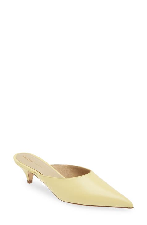 Women's Yellow Designer Mules & Slides | Nordstrom